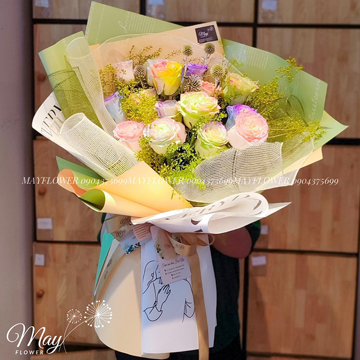 Ecuador Cielo Mix Rose - Cửa hàng hoa tươi May Flower